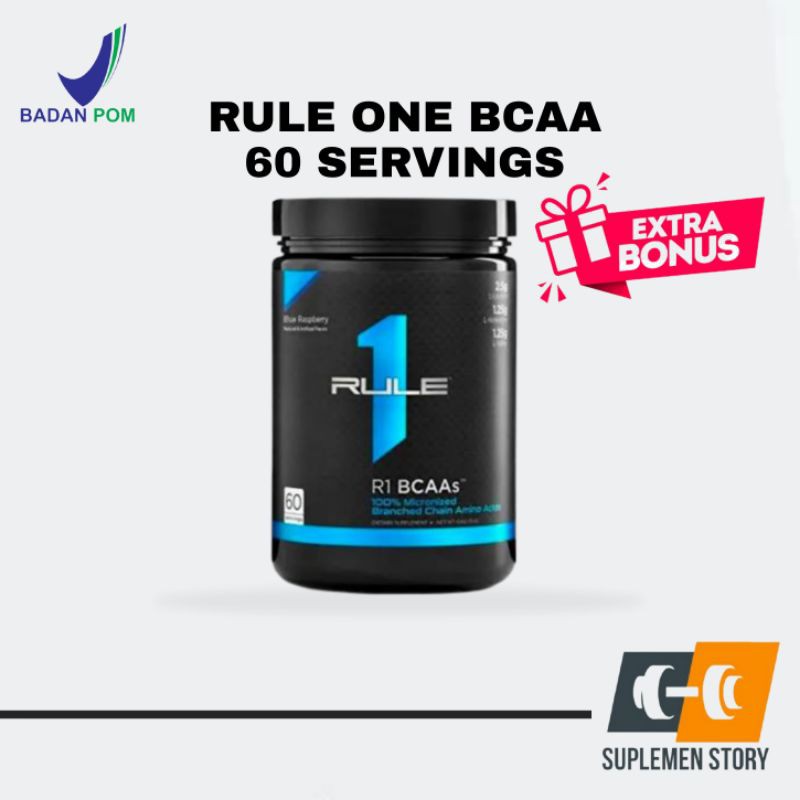Jual RULE 1 ONE 60 SERVING BCAA POWDER SUPLEMEN FITNES KESEHATAN GYM ...