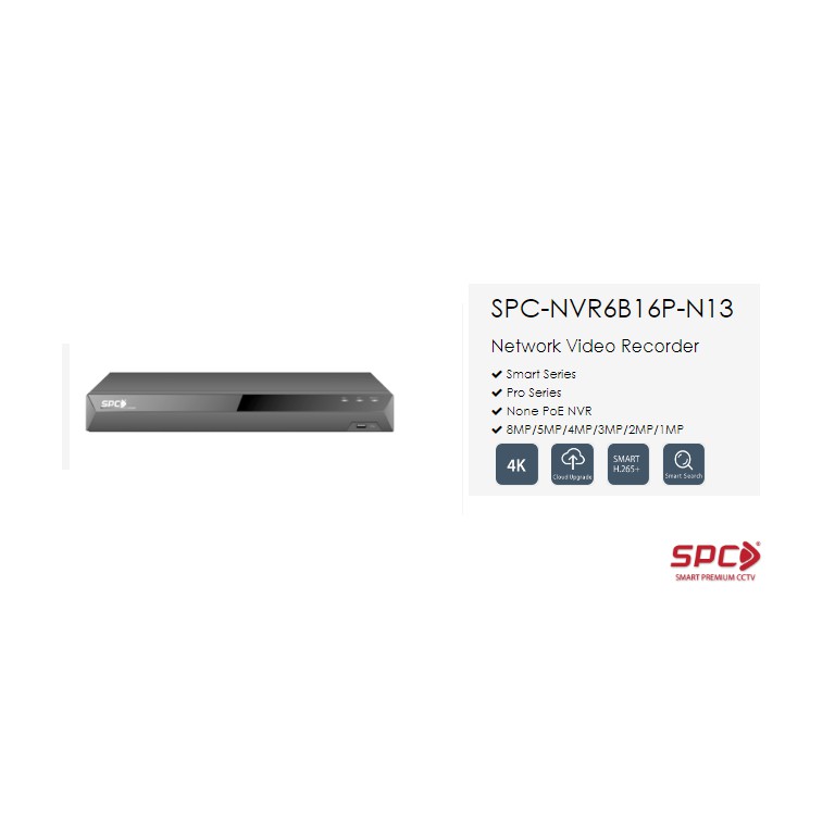 Jual DVR SPC NVR 8MP HISILICON SPC-NVR6B16P-N13 16 Channel | Shopee ...