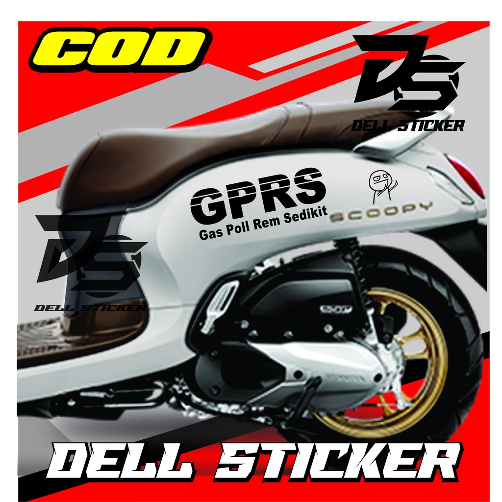 Jual Stiker Scoopy GPRS Gas Poll / Striping Scoopy / Cutting Stiker ...