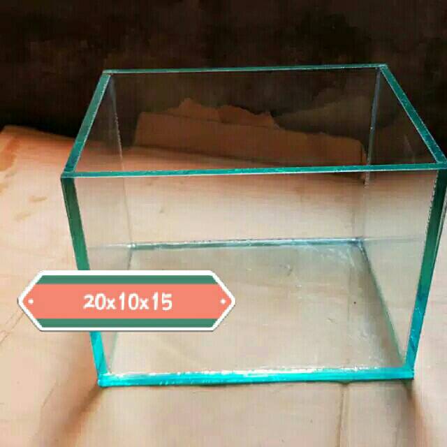 Jual Aquarium/soliter ikan hias ikan cupang 20x10x15 5ml | Shopee Indonesia