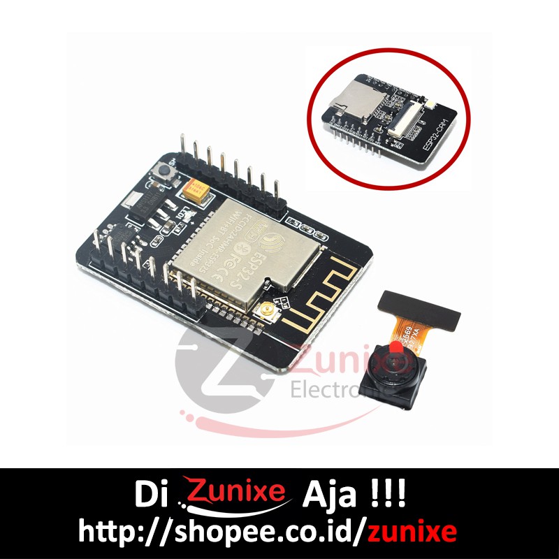 Jual CAMERA OV2640 WIFI MODULE ESP32-CAM ESP-32 | Shopee Indonesia