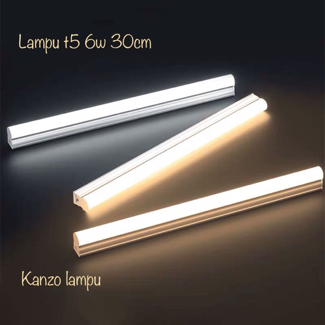 Jual Lampu T5 led 30cm 6watt 60cm / lampu etalaser neon t5 led | Shopee ...