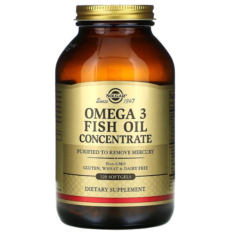 Jual Suplemen Vitamin Solgar Omega 3 Fish Oil Concentrate 120 Softgels ...