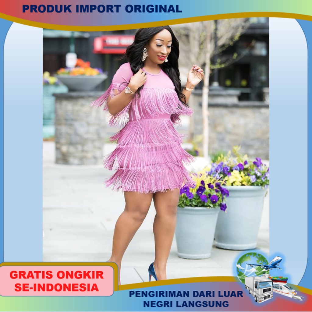 Jual Gaun wanita kekinian style Eropa, Amerika, dan Afrika, rok ...