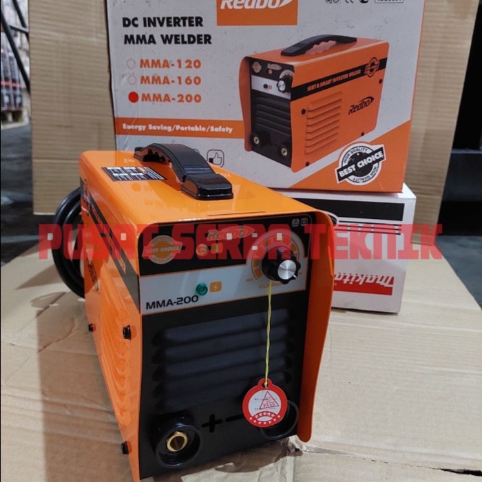 Jual REDBO Mesin Trafo Las Listrik MMA 200 A Welding Inverter IGBT 200A | Shopee Indonesia