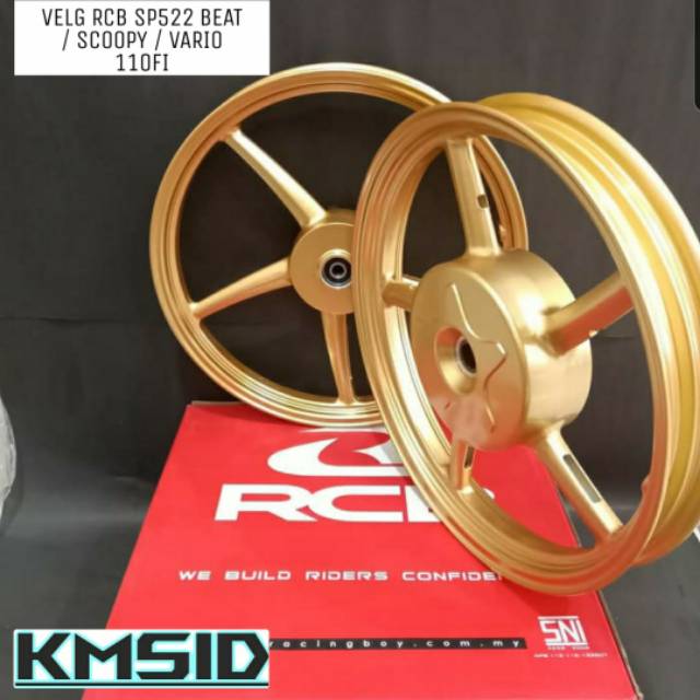 Jual Velg RCB SP522 Ring 14 Beat / Scoopy / Vario 110 FI / Genio ...