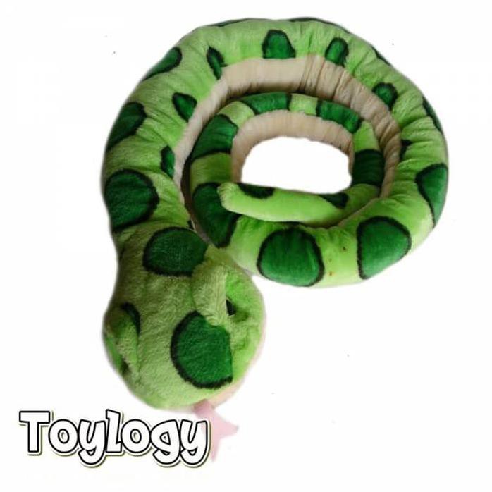 Jual BONEKA HEWAN ULAR ( GREEN SNAKE DOLL ) 62 INCH BM2216 GT45 ...