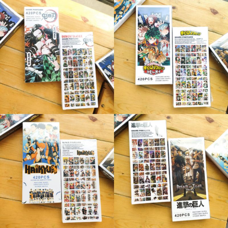 Jual POSTCARD ANIME Kimetsu no yaiba, Tokyo revengers, Naruto, Haikyuu ...