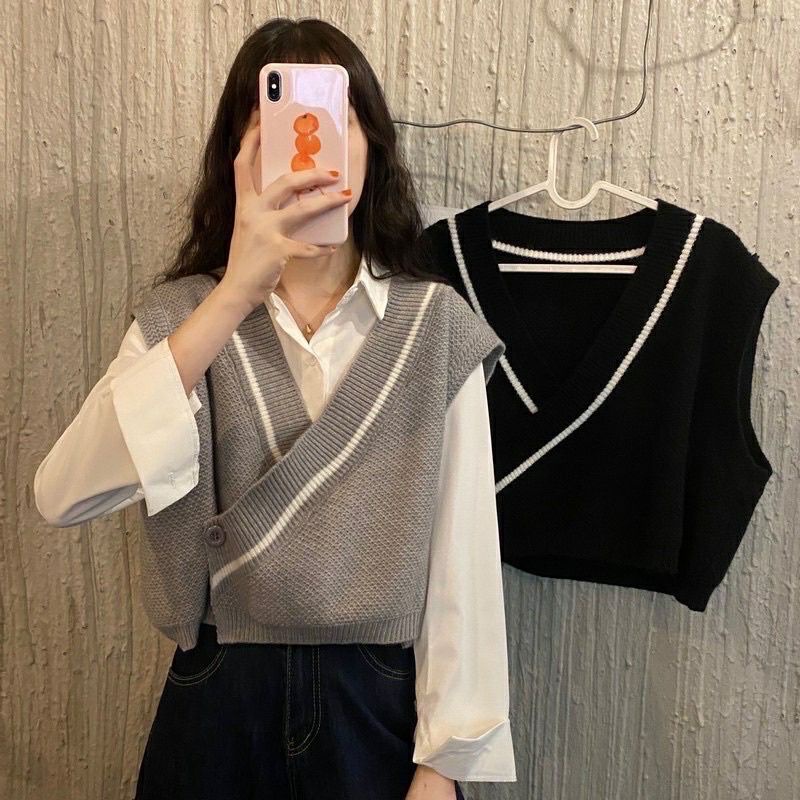 Jual Jennie Vest | korean Vest Real pict | Shopee Indonesia