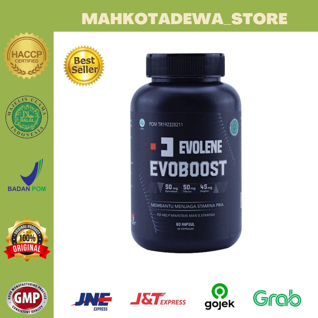 Jual EVOBOOST SUPLEMEN MEMBATU MENJAGA STAMINA PRIA (Isi 60 Kapsul ...