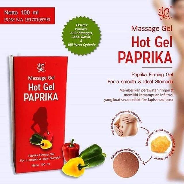 Jual MASSAGE GEL HOT GEL PAPRIKA PAPRIKA FIRMING GEL FOR A SMOOTH AND ...