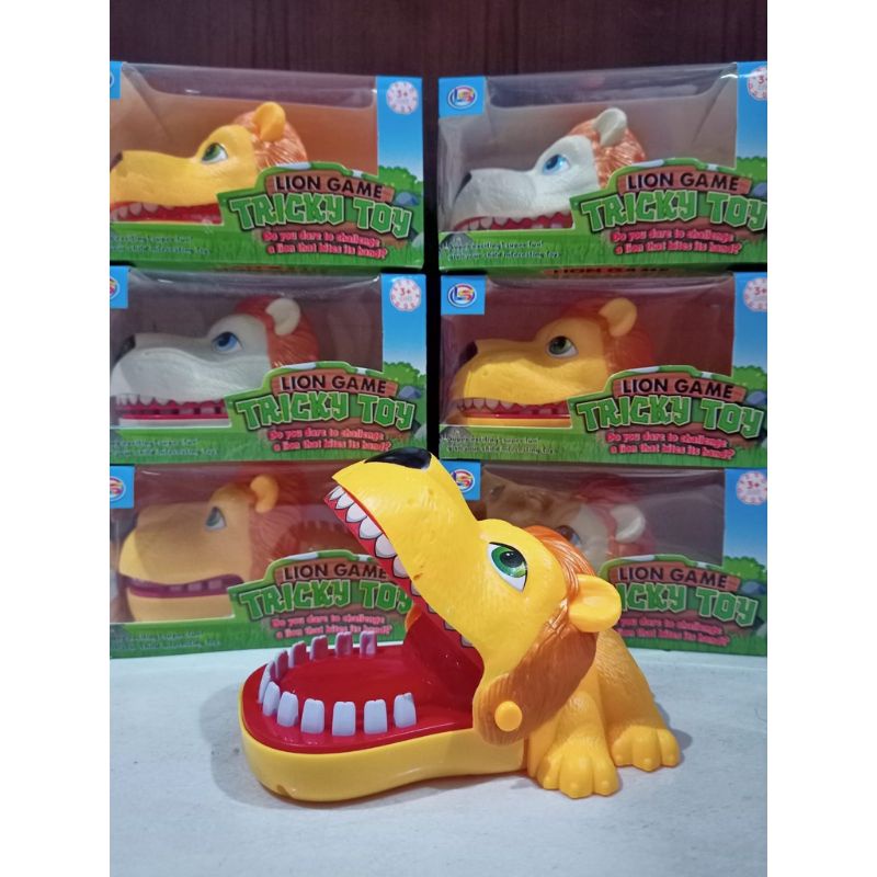 Jual Mainan Singa/Harimau Gigit Jari Mainan Prank Singa/Harimau Gigit ...