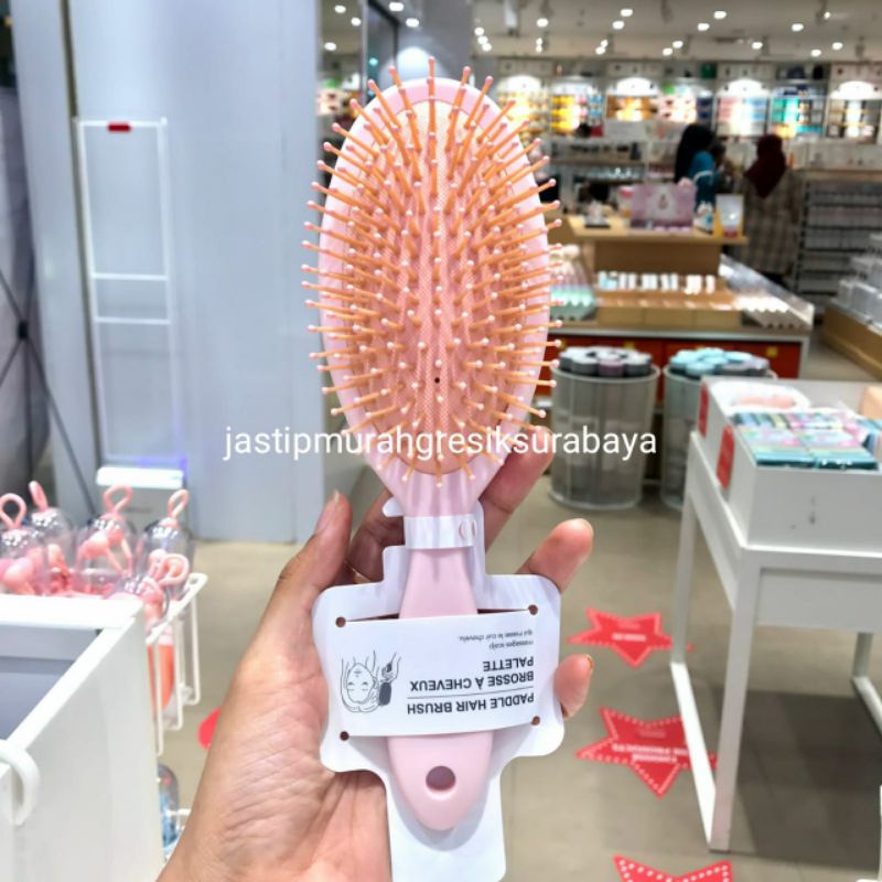 Jual HAIR BRUSH MINISO SISIR MINISO SISIR OVAL SISIR KECIL MINISO ...