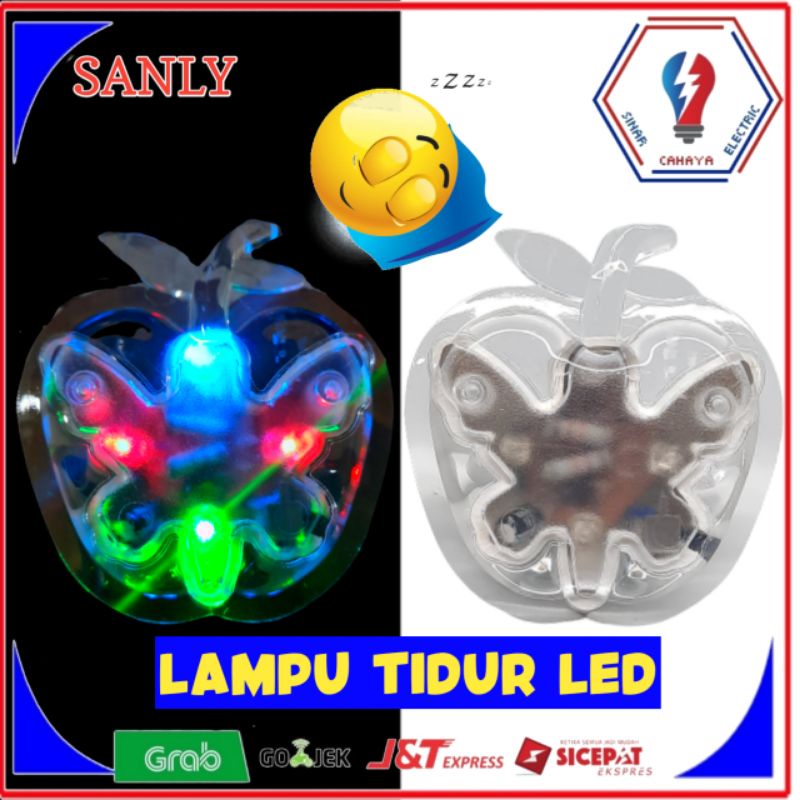 Jual Lampu Tidur LED RGB Model Apel Lampu Unik | Shopee Indonesia