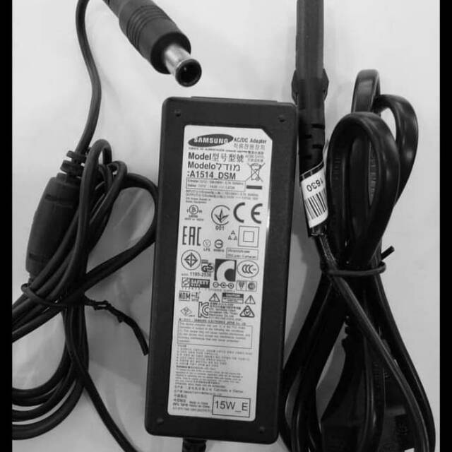 Jual AC/DC adaptor monitor LCD/LED samsung 14v 1.78A 1.04A | Shopee ...