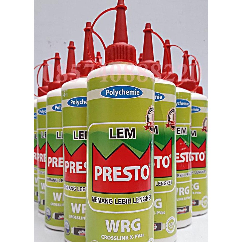 Jual LEM PRESTO WRG 600 gr - LEM KAYU 17322 - LEM VENEER - LEM HPL - LEM | Shopee Indonesia