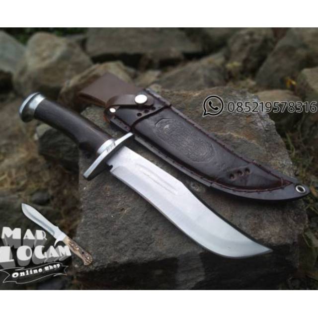 Jual Pisau Bowie Custom / Pisau pemburu / Pisai survival | Shopee Indonesia