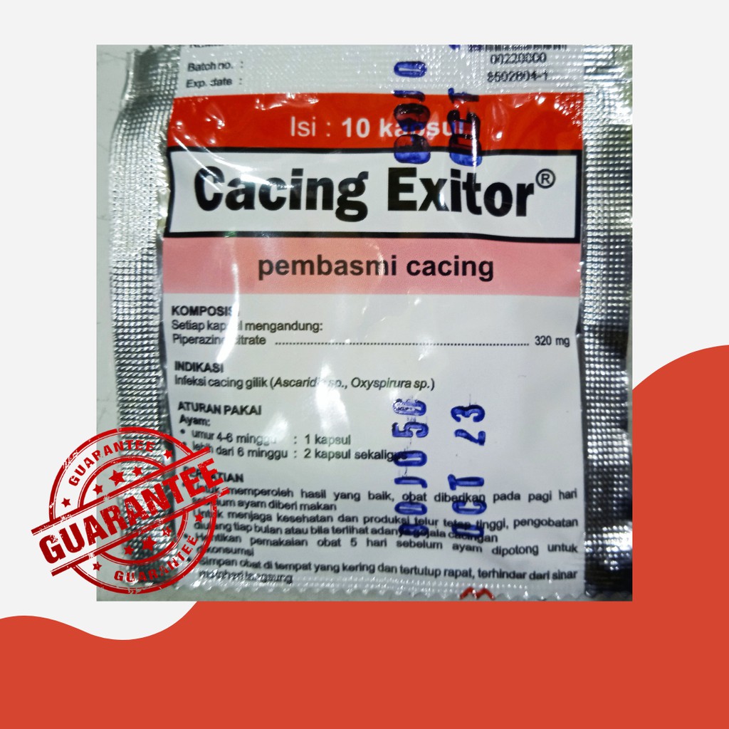 Jual Obat Cacing ayam | Cacing Exitor | Shopee Indonesia