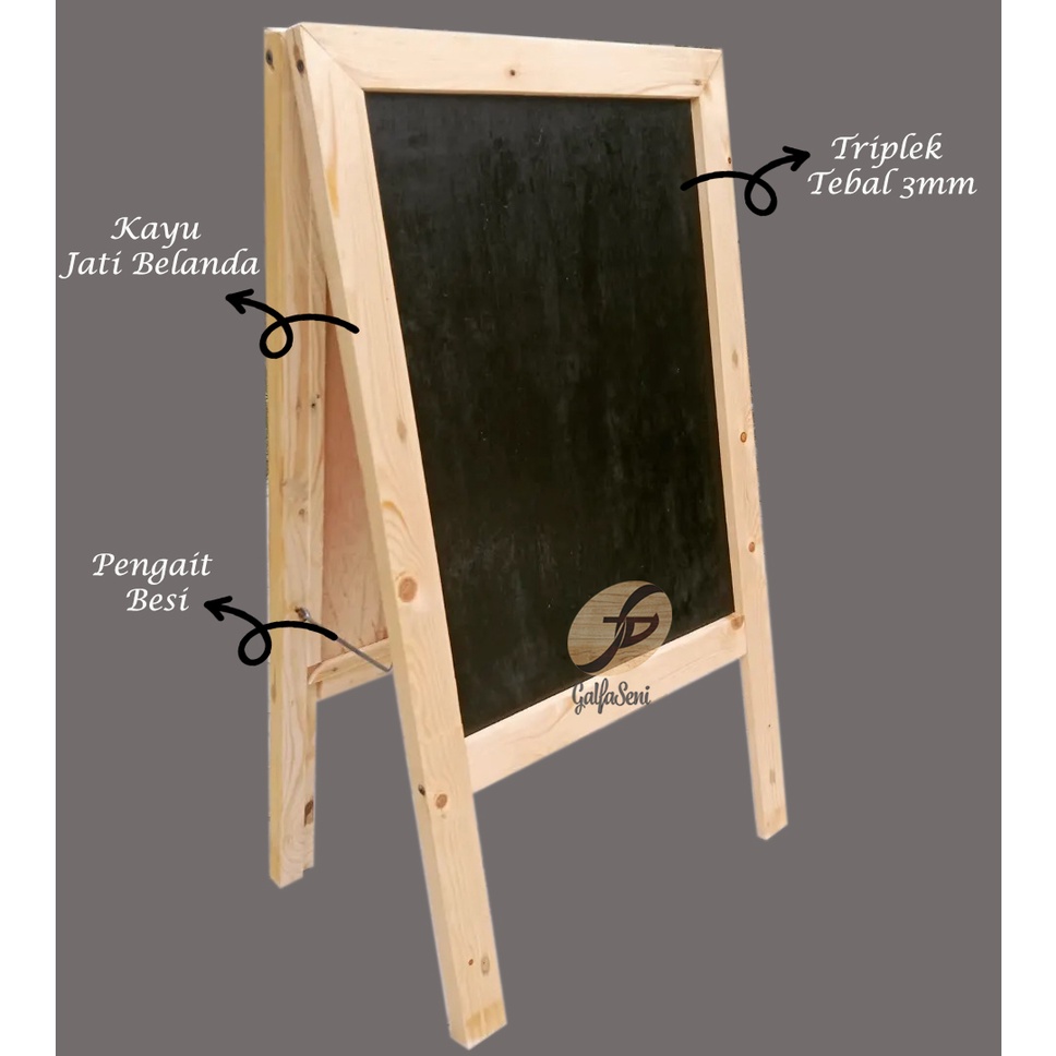 Jual PAPAN TULIS KAPUR CAFE / STAND BLACKBOARD CAFE/ PAPAN TULIS MENU ...