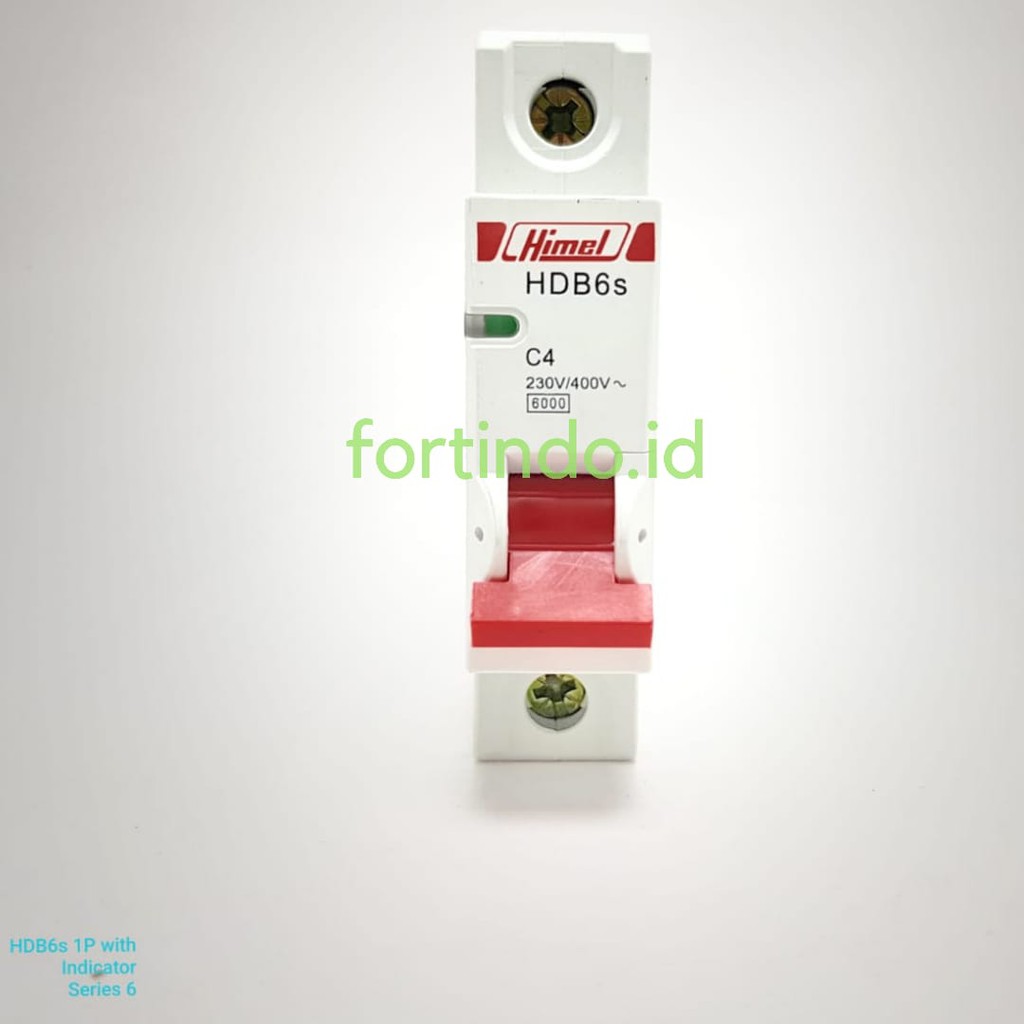 Jual MCB HDB6SL1 1P 4.5kA 4A 6A 10A 16A 20A 25A 32A 40A MERK HIMEL | Shopee Indonesia