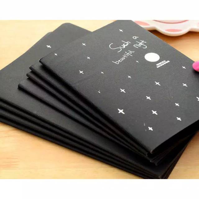 Jual Buku sketsa warna hitam buku catatan notebook hitam | Shopee Indonesia