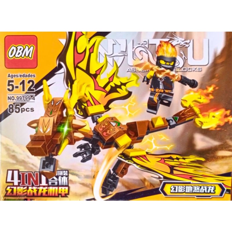 Jual Lego ninjago naga dragon bersayap keren gagah besar + ninja ...