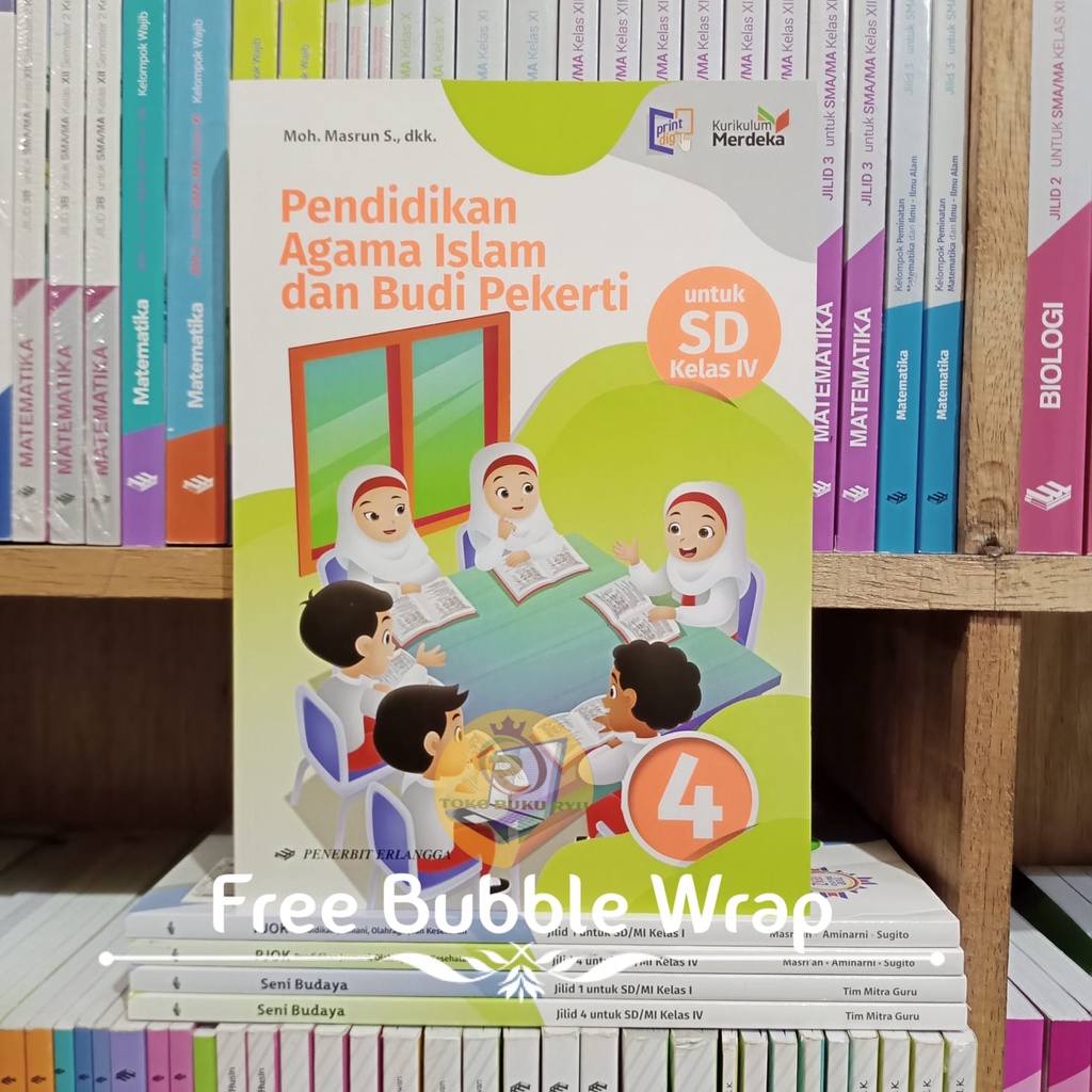 Jual PENDIDIKAN AGAMA ISLAM KELAS 4 SD KURIKULUM MERDEKA 2021 ERLANGGA | Shopee Indonesia