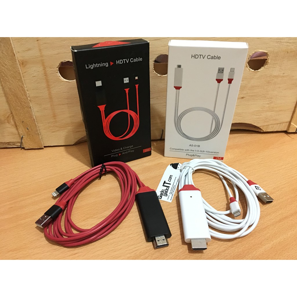Jual HDTV Cable/Kabel MHL Lightning To HDMI TV Adapter For iPhone (iOS ...