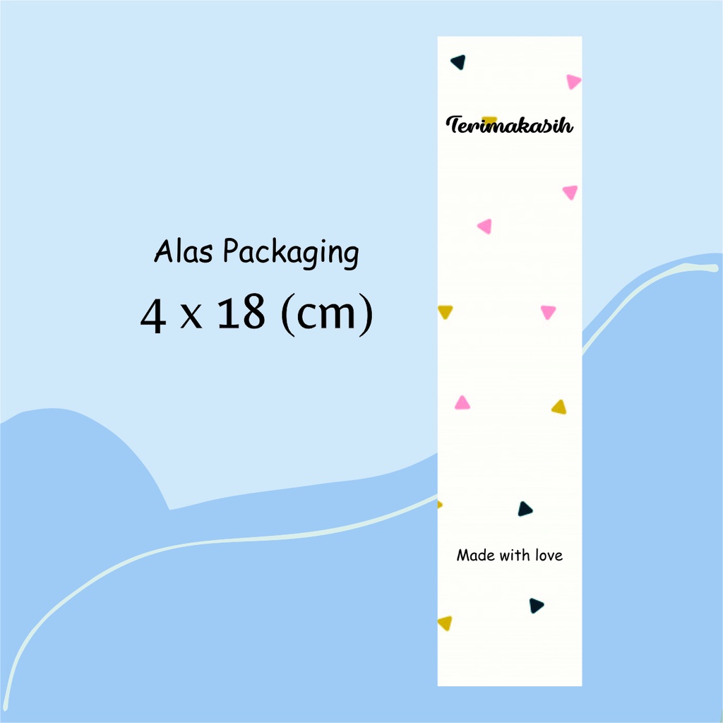 Jual ALAS PACKAGING 4 x 18 (CM) | Shopee Indonesia