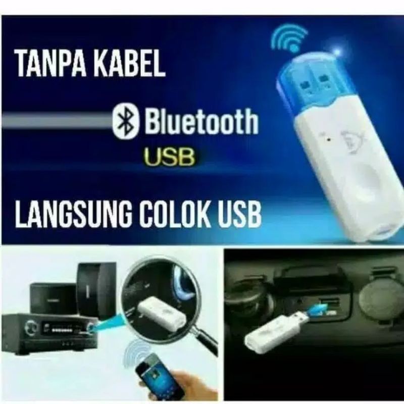 Jual bluetooth Receiver dongle music + call audio usb bluetooth ...
