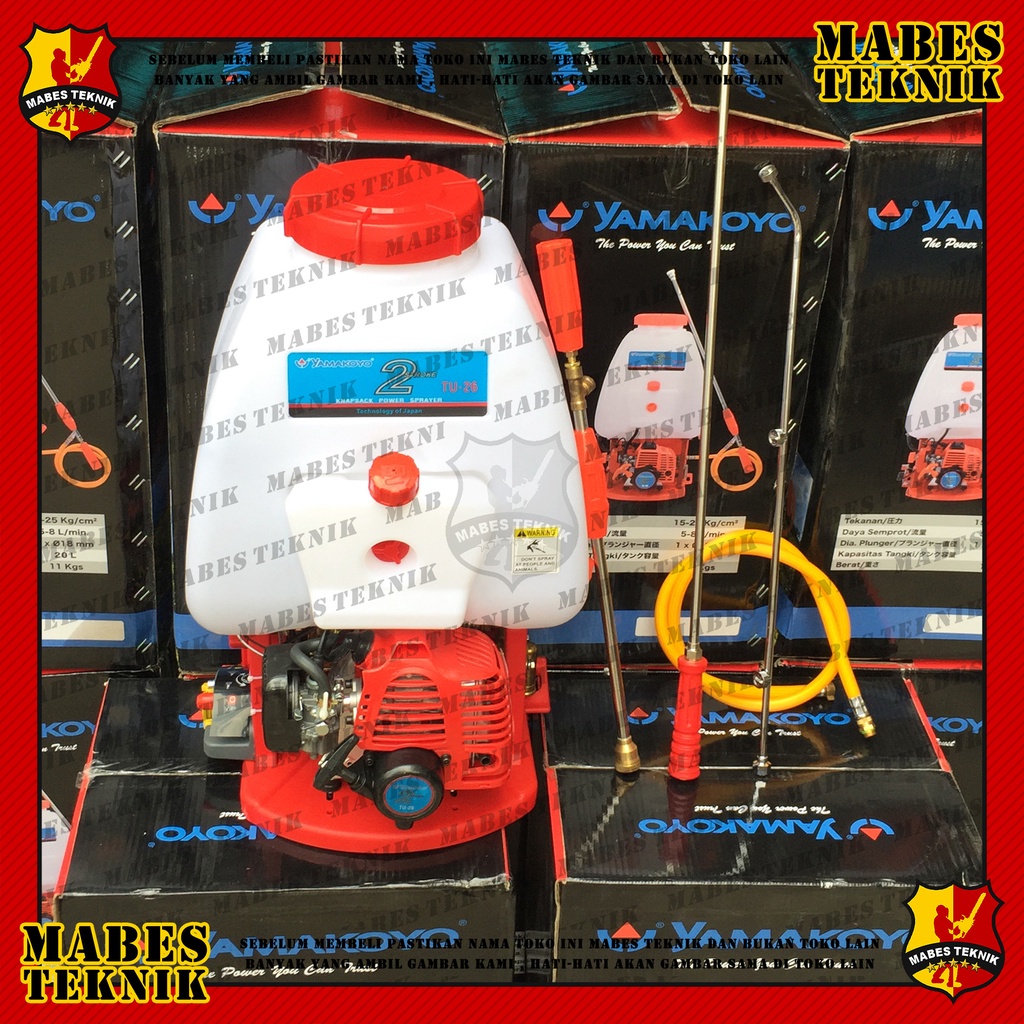 Jual SPRAYER BENSIN TU-26 - YAMAKOYO TU 26 - TANKI 20 LITER - MESIN SEMPROT HAMA / DISINFEKTAN ...