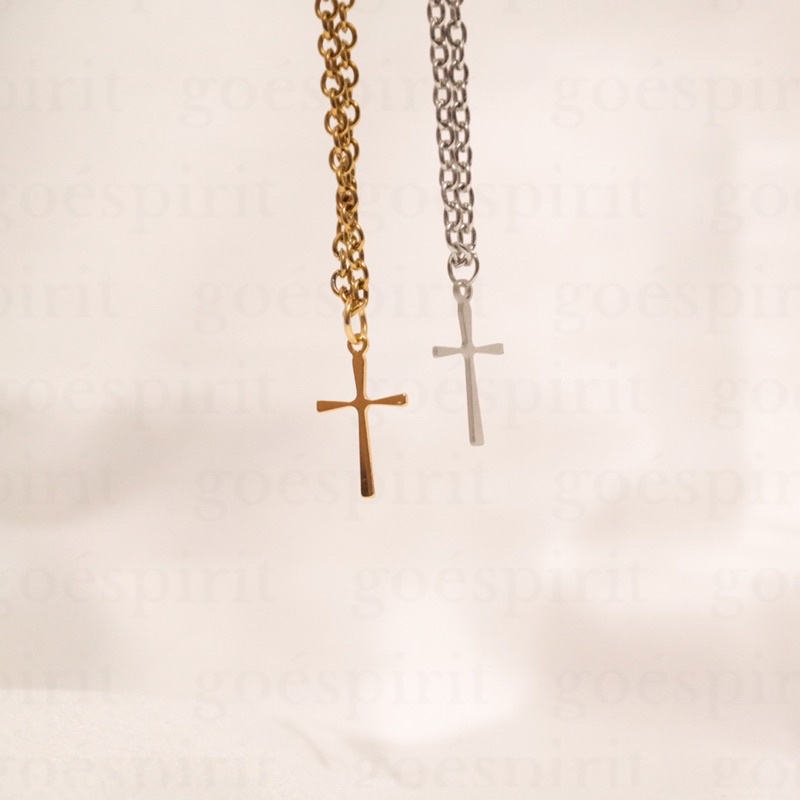 Jual [ANTI KARAT] CHRISTY necklace / Tiny Cross Necklace • Christy ...