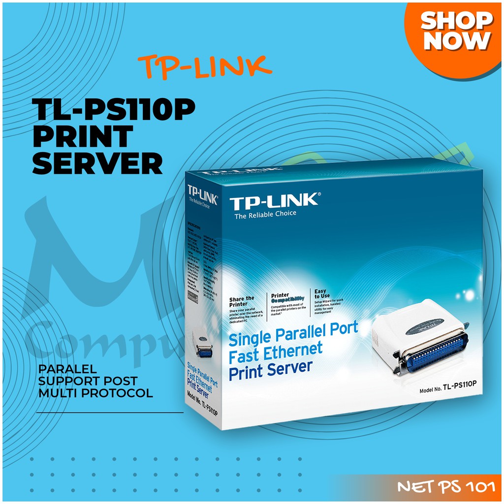 Jual TP-Link TL-PS110P POST Support Single Parallel Port Fast Ethernet ...