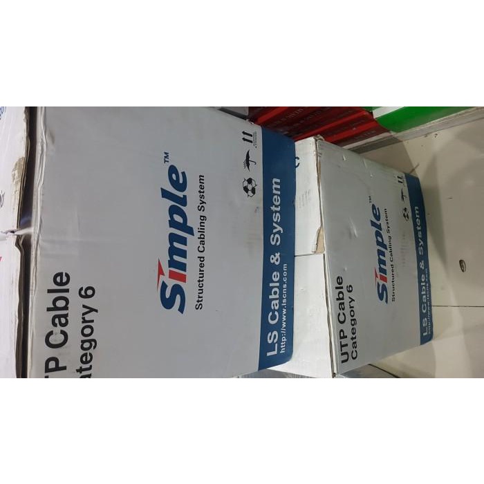 Jual Kabel Data Cat 6 Ls / utp cable cat.6 / merk LS | Shopee Indonesia