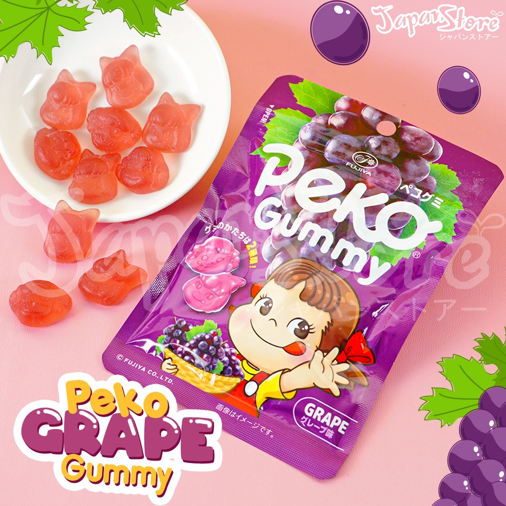 Jual Fujiya Peko Grape Gummy Candy | Shopee Indonesia