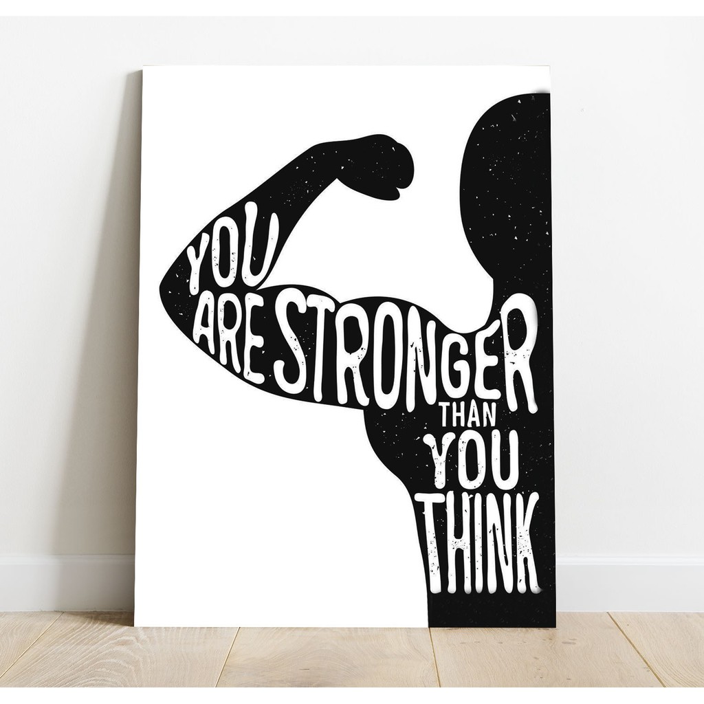 Jual Poster You Are Stronger Than You Think Kamu Lebih Kuat Dari yang ...