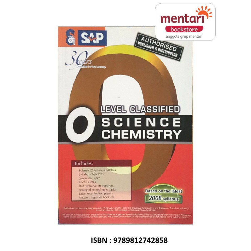 Jual O-Level Classified Sci Chemistry (Latest 2008) | Shopee Indonesia