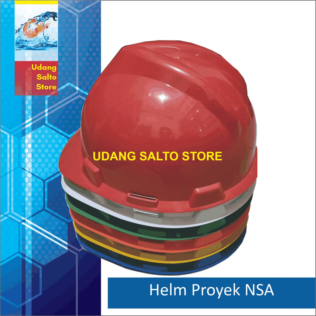 Jual Helm Safety - Helm Proyek - Helm Kontraktor NSA | Shopee Indonesia