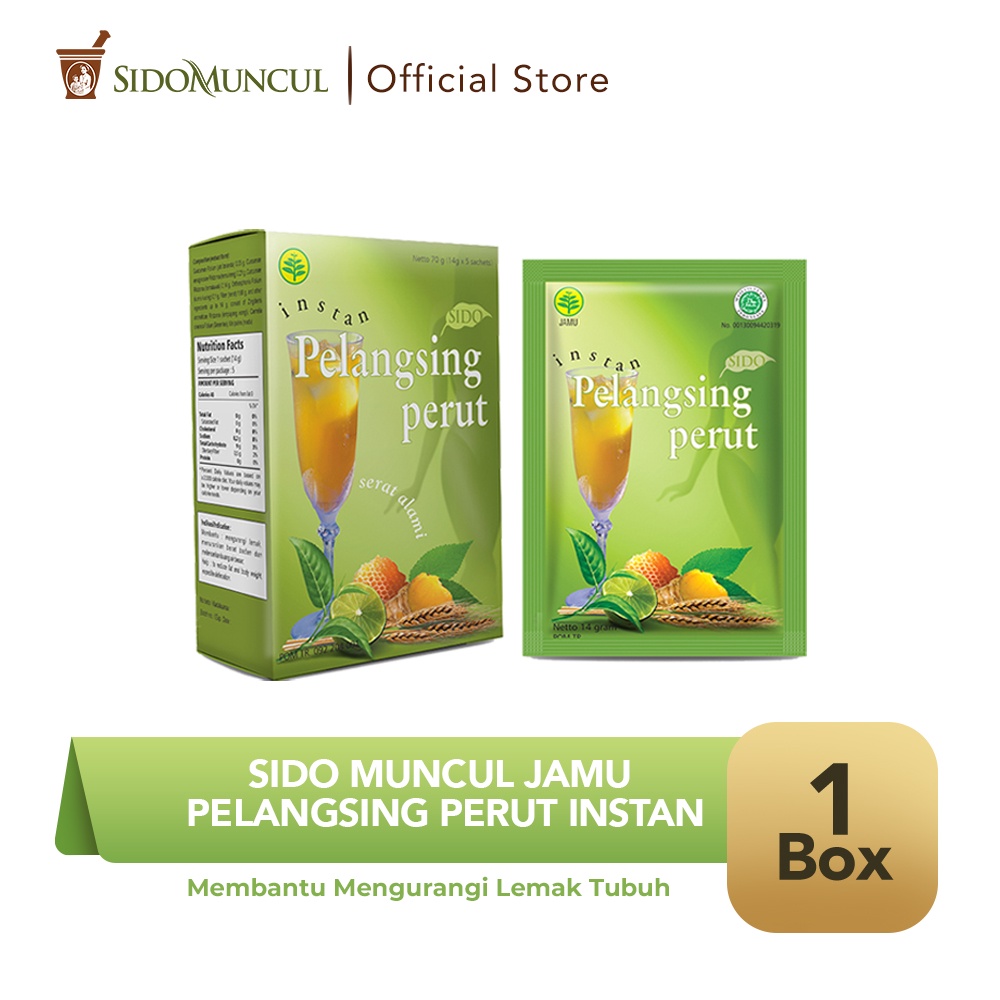 Jual Jamu Pelangsing Perut Instan 5's - Membantu Mengurangi Lemak Tubuh ...