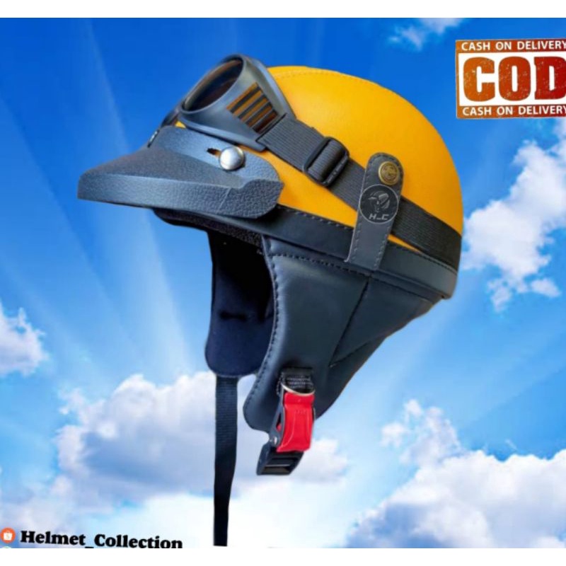Jual HELM RETRO CHIPS /HELM KLASIK/HELM BOGO CHIPS/HELM MOTOR KLASIK ...