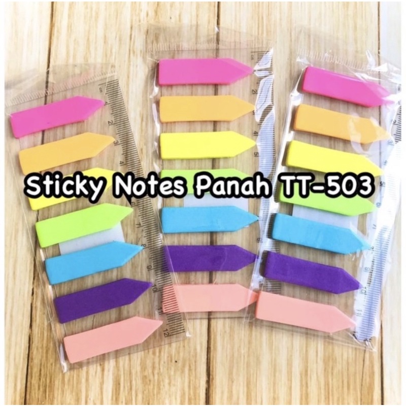 Jual STICKY NOTES KOTAK DAN PANAH | STICKY NOTE | STICKER PENANDA ...