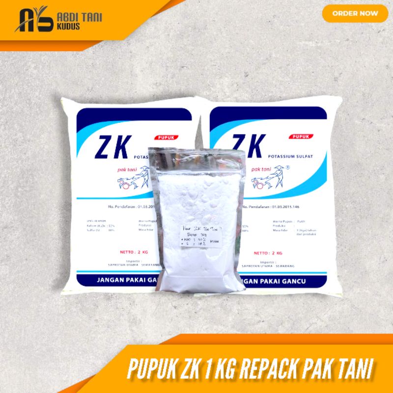Jual PUPUK ZK KALIUM SULFAT 1 KG REPACK PAK TANI | Shopee Indonesia
