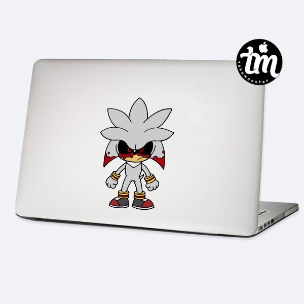 Jual Stiker Laptop MacBook Asus Acer Dell Lenovo - Sticker Sonic Silver ...
