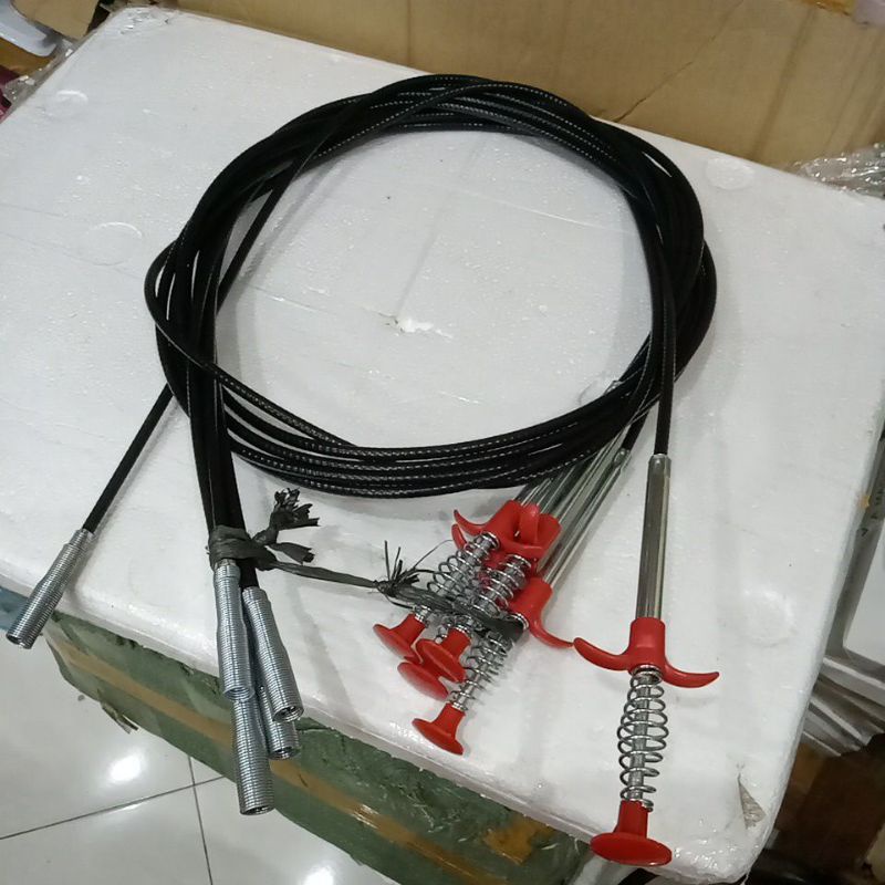 Jual Alat jepit kawat pembersih kotoran saluran pipa air washtafel mampet macet penjepit ...