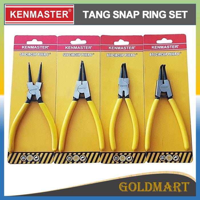 Jual Tang Snap Ring Kenmaster Tang Cirlip 6inch Tang STI STE BTI BTE ...