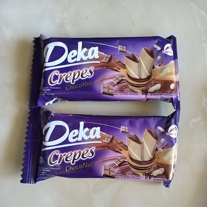 Jual deka crepes choconut chocobanana (1 box = 12 pcs) | Shopee Indonesia
