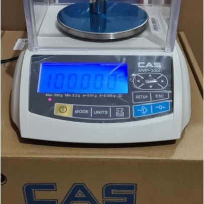 Jual Timbangan emas CAS MWP-H 300gr x 0,005gr / Timbangan laboratorium 300g | Shopee Indonesia