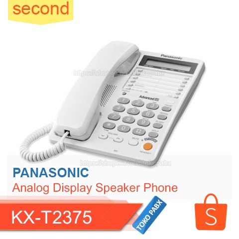 Jual KX-T2375 Pesawat Telepon Panasonic Analog Display Speakerphone Second | Shopee Indonesia