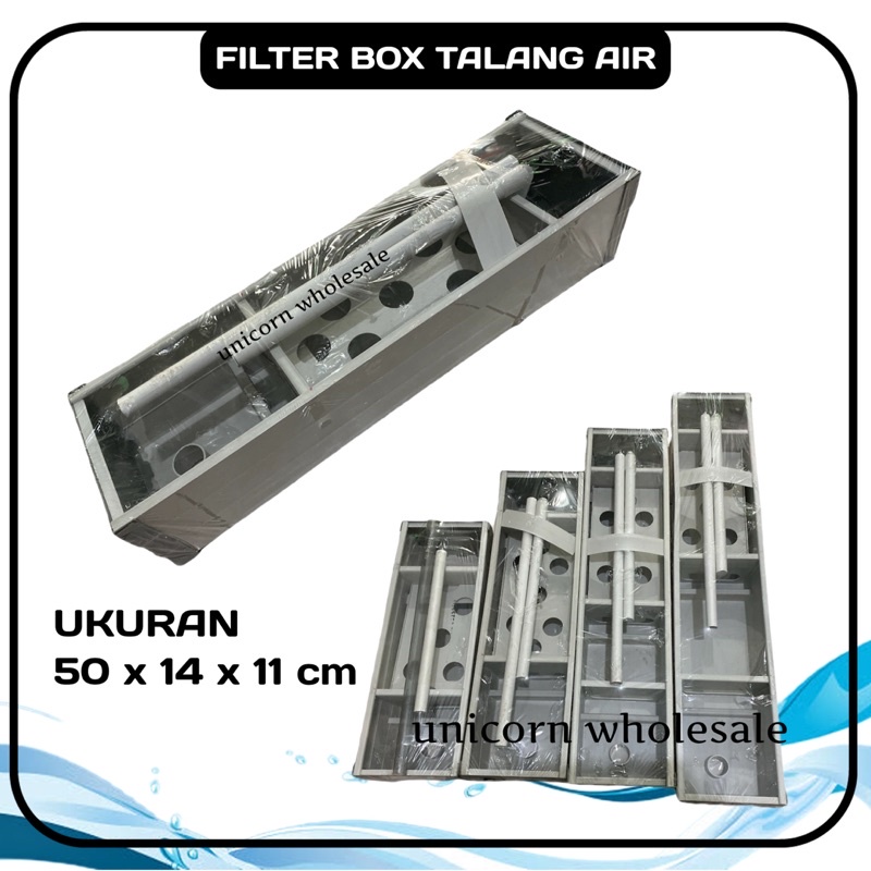 Jual TOP FILTER BOX TALANG AIR AQUARIUM 50CM | Shopee Indonesia