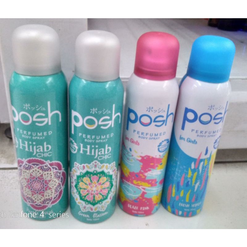 Jual Posh Perfumed Body Spray | Blaze Pink | Fresh Spirit | Hijab ...